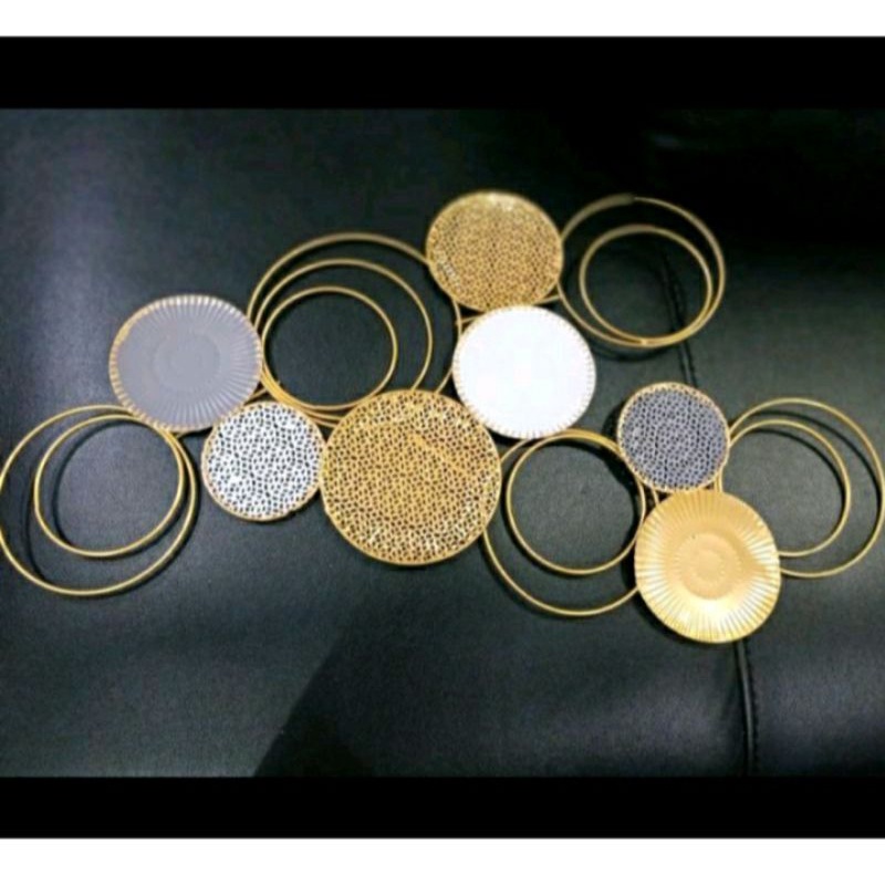 Jual Wall Decor Circle / Pajangan Dinding Besi Emas / pajangan Dinding ...