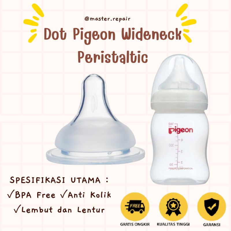 Jual Dot Pigeon Wide neck peristaltic | Shopee Indonesia