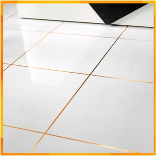 Jual 1 ROLL STIKER KERAMIK BORDER LIS GRANIT WARNA GOLD WALLBORDER ...