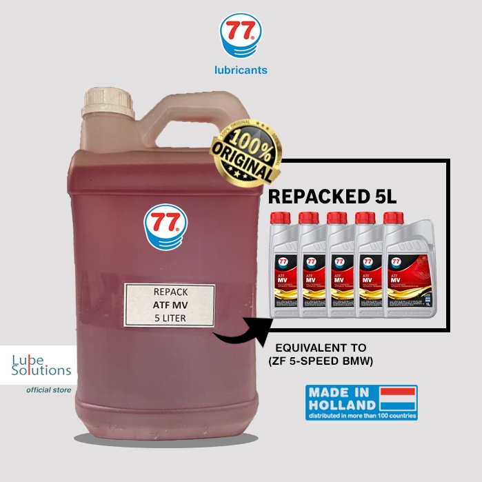 Jual OLI MATIC 77 LUBRICANTS ATF MV (ZF 5 BMW) - GALON 5 LITER REPACKED ...