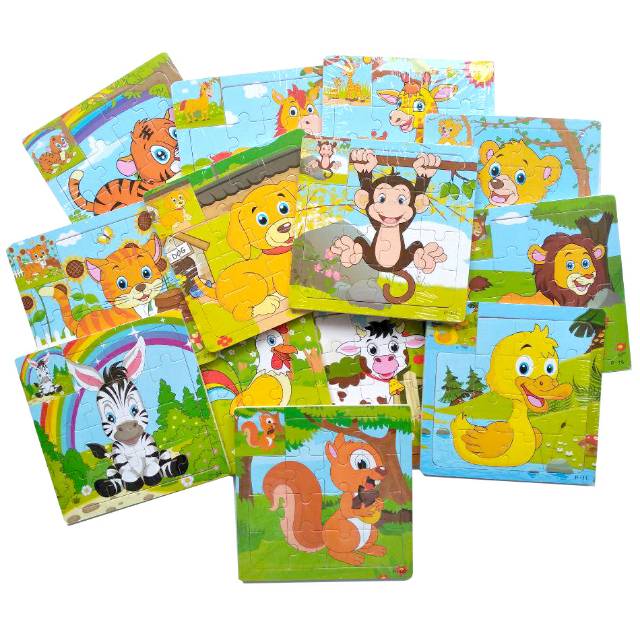 Puzzle Kayu 15 keping / Chunky Wooden Puzzle. Mainan edukasi anak ...
