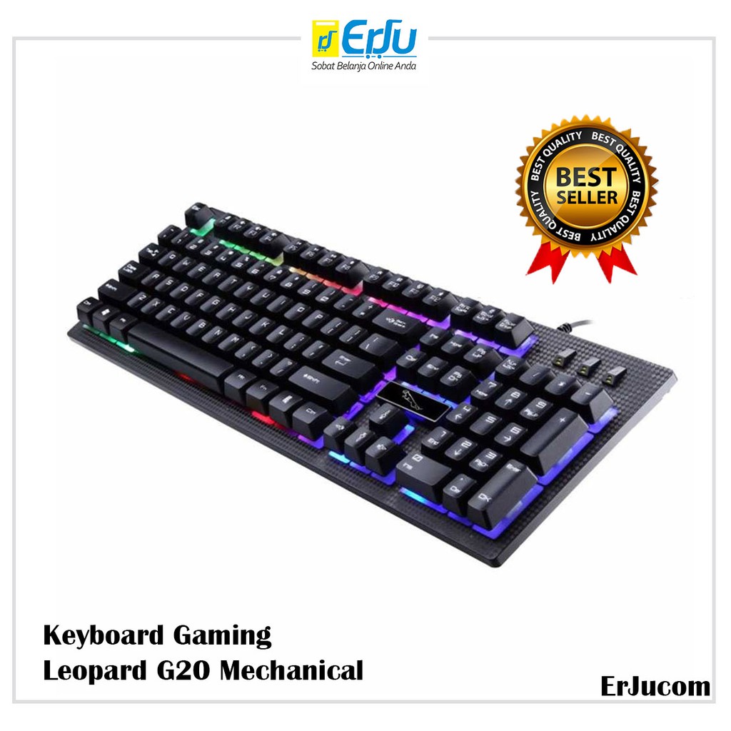 Jual Keyboard Gaming Leopard G20 Simple Terjangkau Indonesia|Shopee ...