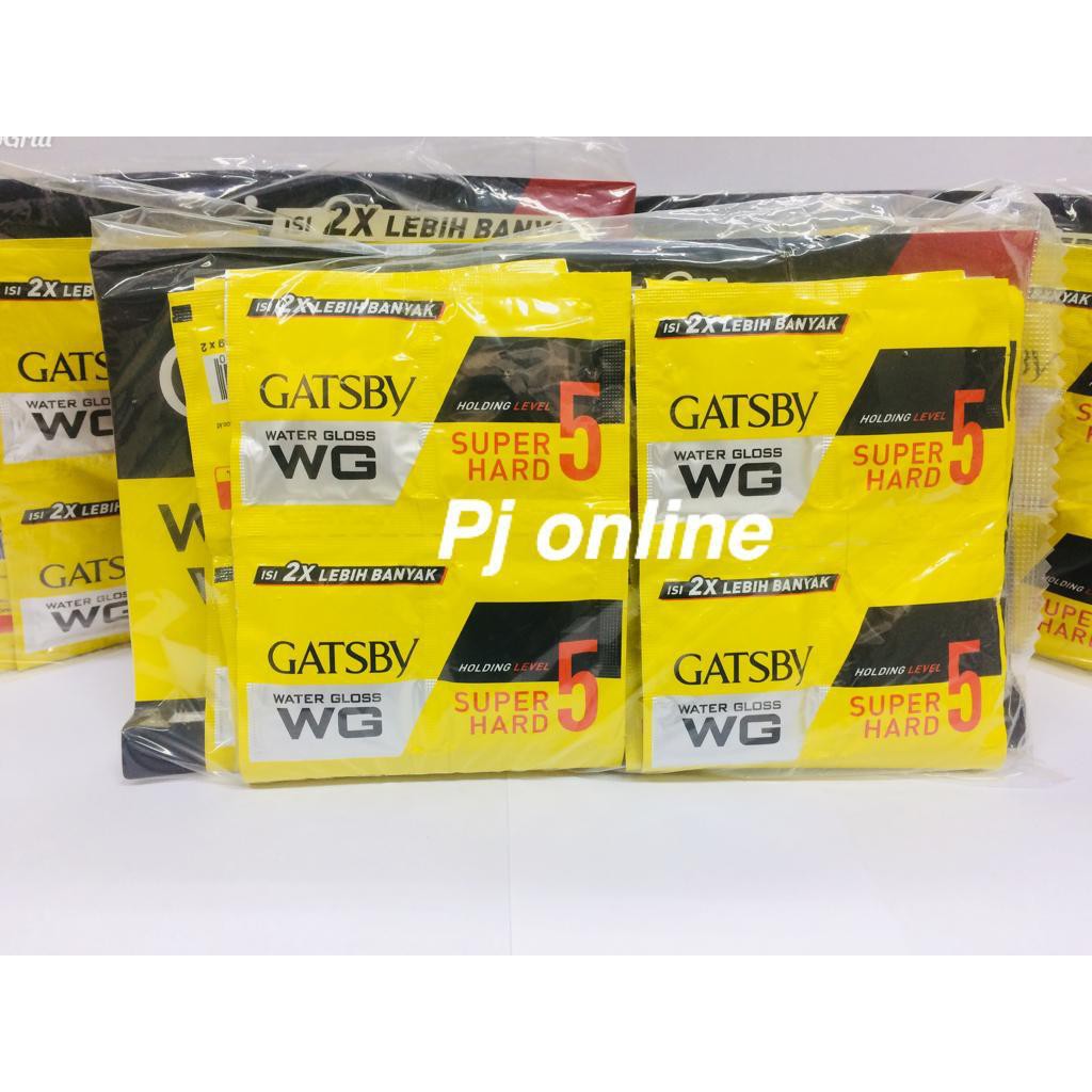 Jual GATSBY Water Gloss new Sachet isi 24pcs | Shopee Indonesia