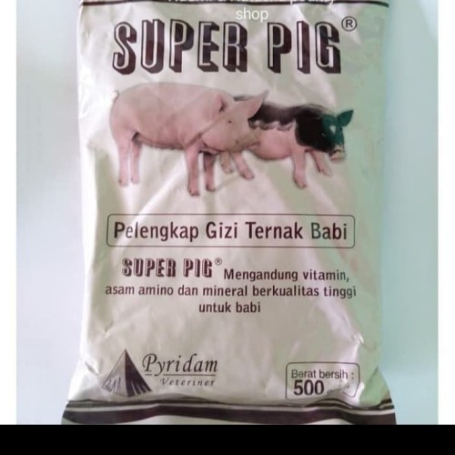 Jual SUPER PIG 500 gram Pelengkap Gizi ternak Babi | Shopee Indonesia