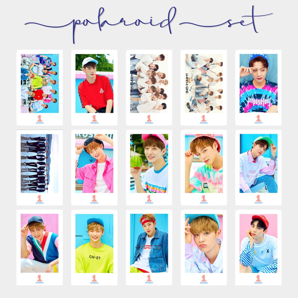 Jual Polaroid Kpop Photocard Card Foto Kpop Mini Album Wanna One ...