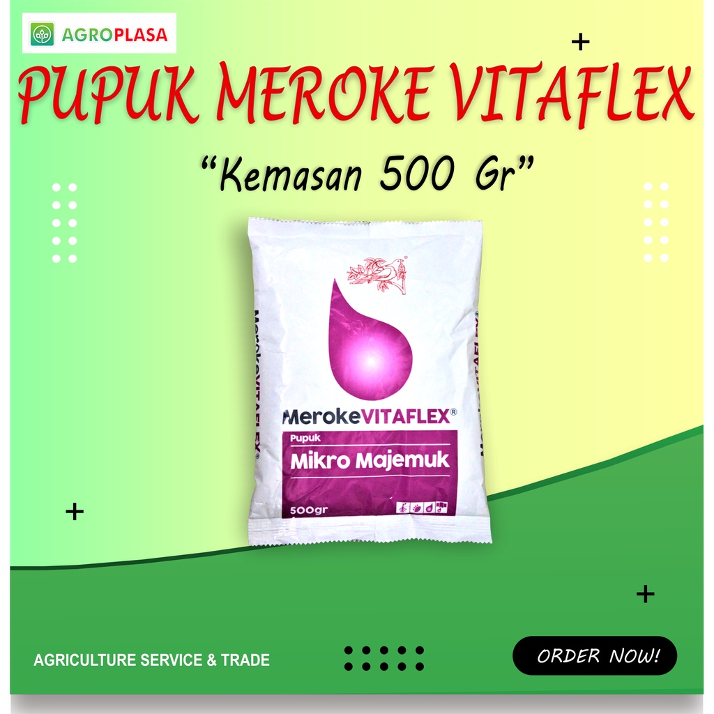 Jual Pupuk Meroke VITAFLEX Kemasan 500gr | Shopee Indonesia