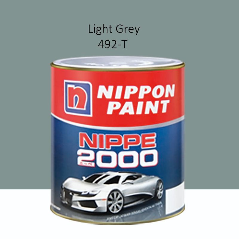 Jual Cat Duco Nippe 2000 1 Liter - Light Grey 492-T | Shopee Indonesia