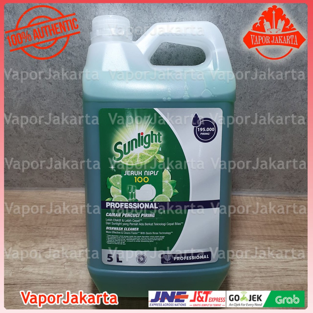 Jual Sunlight Jerigen 5ltr - 2ltr kemasan Pouch Sabun Cuci Piring ...
