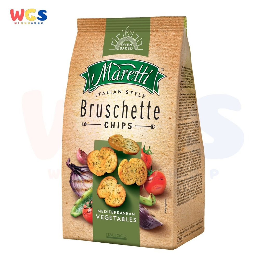 Jual Maretti Bruschette Chips Mediterranean Vegetables Oven Baked 70g ...