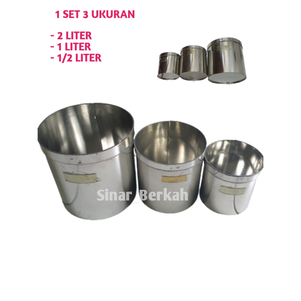 Jual LITERAN BERAS UKURAN 2 LITER, 1 LITER DAN 1/2 LITER | Shopee Indonesia