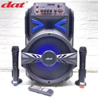 Jual Speaker Portable 12 inch DAT DT 1216 Free 2 Mic | Shopee Indonesia