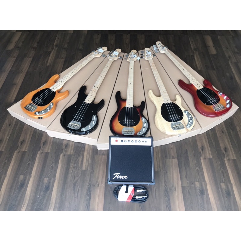 Jual Paket Bass Musicman String Ray & Ampli 8 Inch Indonesia|Shopee ...