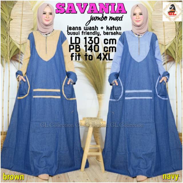 Jual SAVANIA JUMBO MAXI DRESS SUPER RECOMENDED [[ BAKL3 ]] | Shopee ...