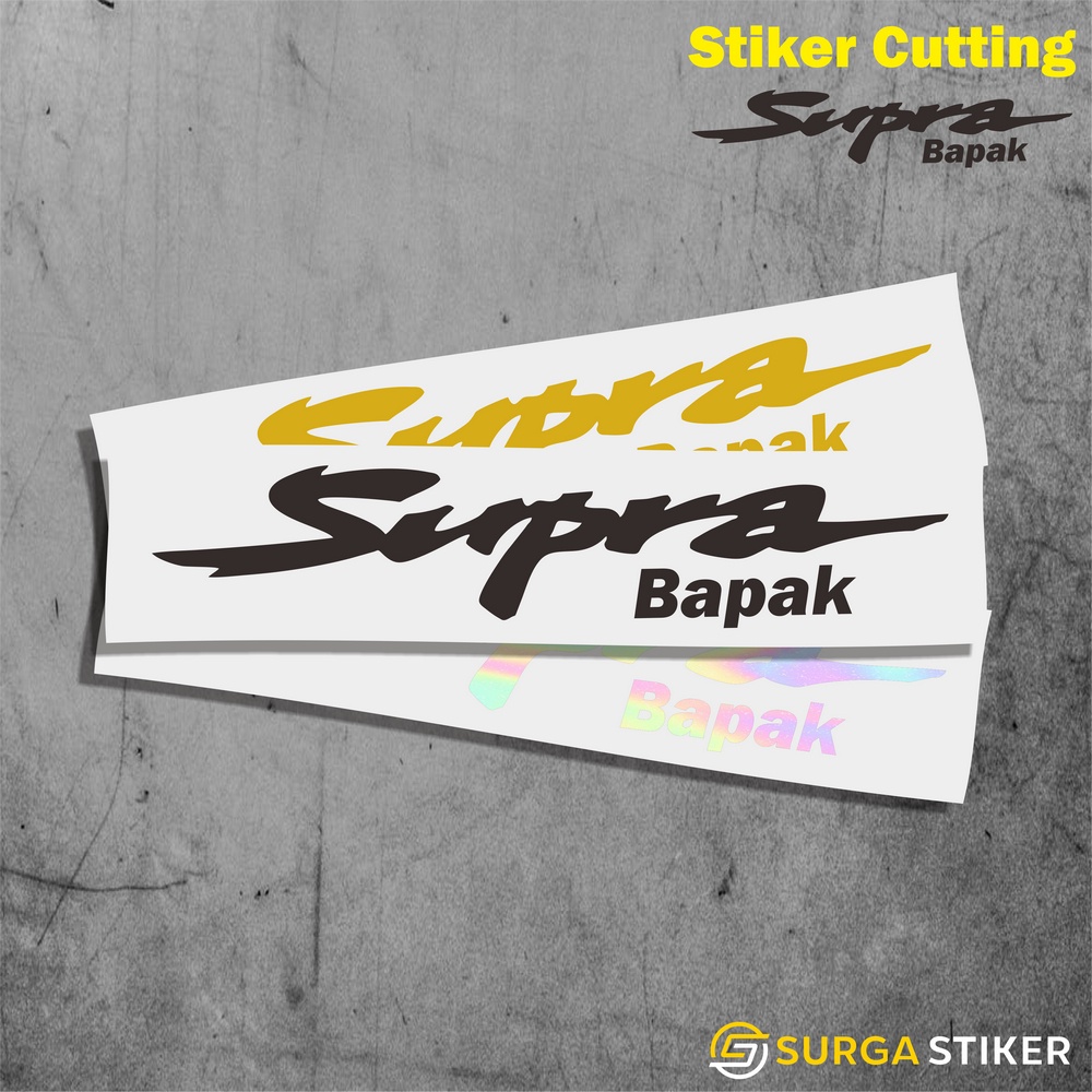 Jual STIKER/STICKER CUTTING SUPRA BAPAK MURAH | Shopee Indonesia