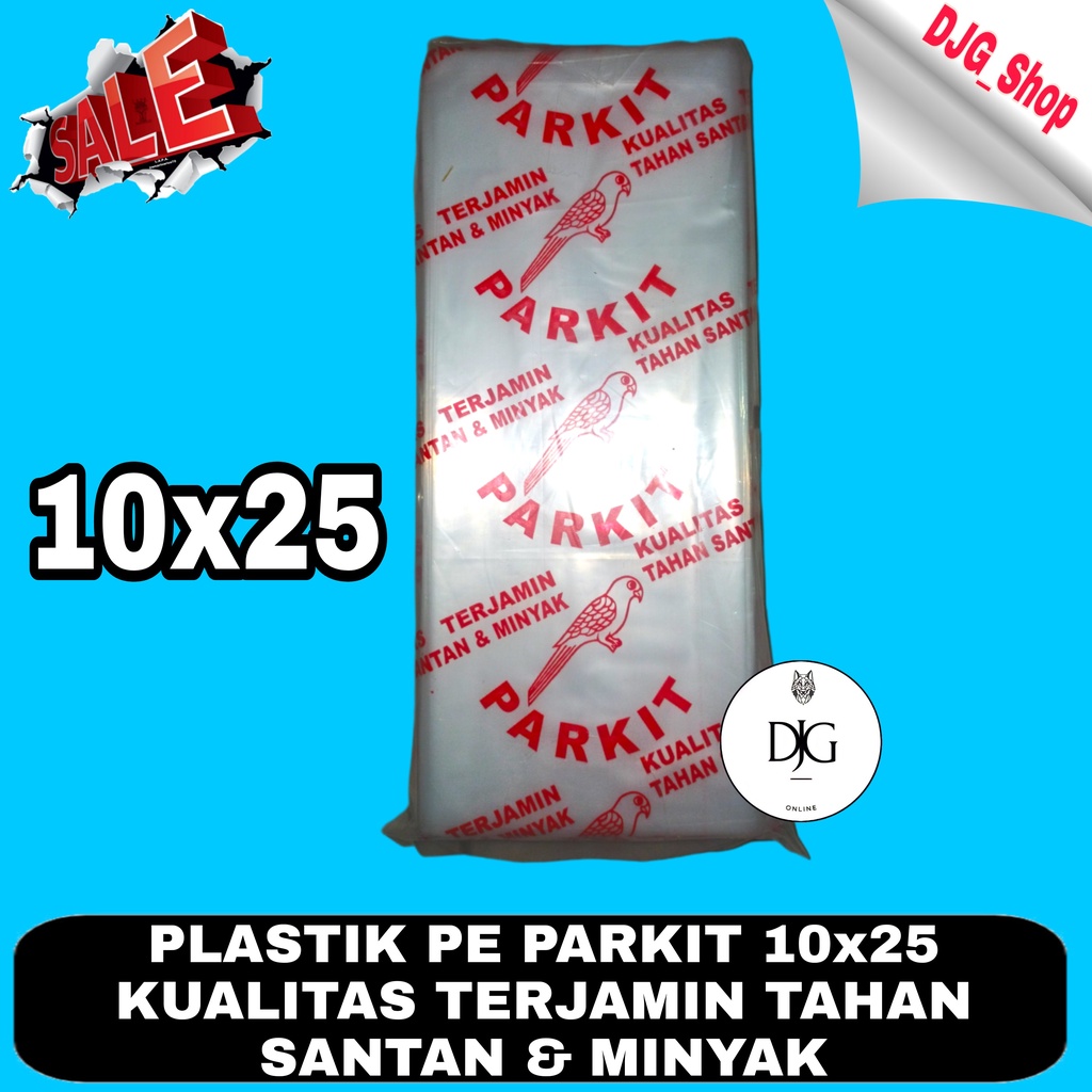 Jual Plastik PE Parkit / Plastik ikan cupang plastik es ukuran 10x25 | Shopee Indonesia