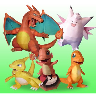 Jual DIY Figure Kertas Pokemon Generasi 1 Part 1 | Shopee Indonesia