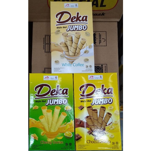 Jual Snack Wafer Roll Deka Jumbo | Shopee Indonesia