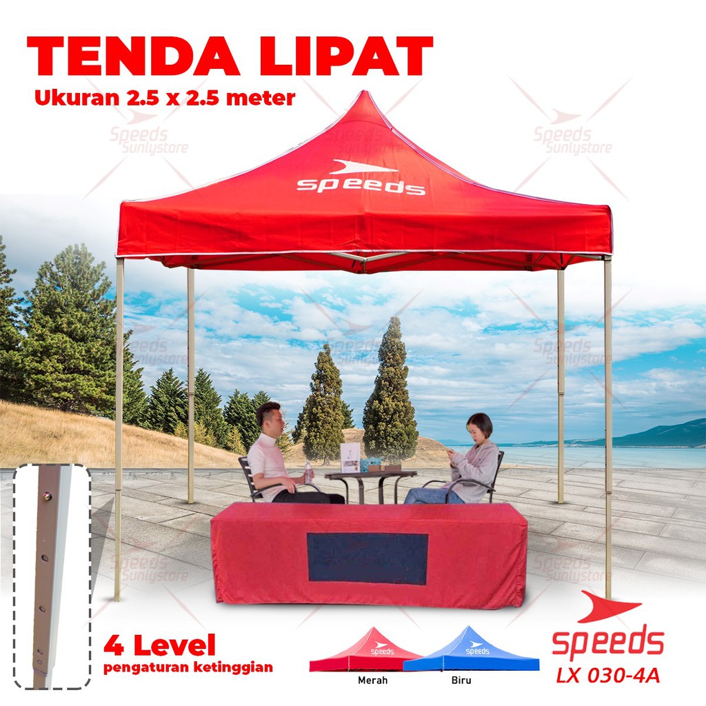 Jual SPEEDS Tenda Jualan Tenda Lipat 2.5 x 2.5M (16KG)Tenda Bazar ...