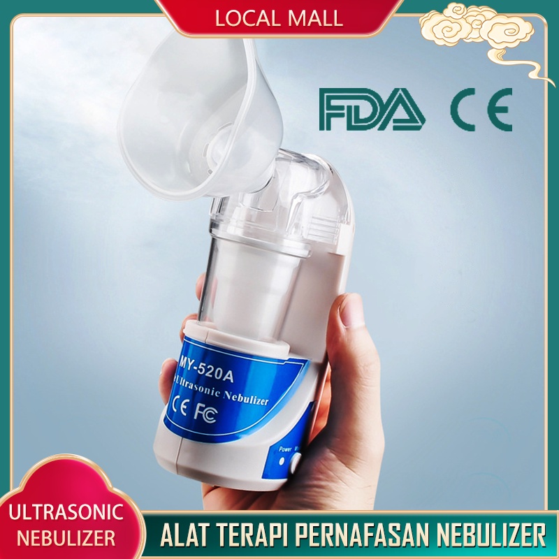 Jual [MY-520A] Inhaler Nebulizer Portable Anak / Lansia / Bayi Mesh Alat Kesehatan Terapi Mesin ...