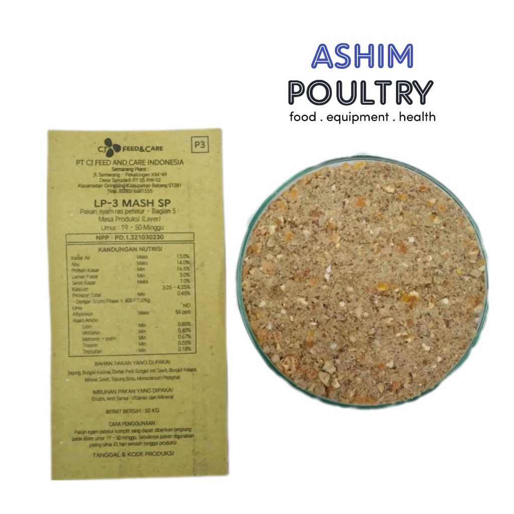 Jual pakan ayam petelur LP-3 1kg | Shopee Indonesia
