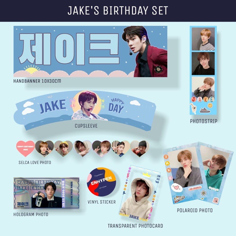 Jual ENHYPEN JAKE BIRTHDAY KIT FANKIT ENHYPEN | Shopee Indonesia