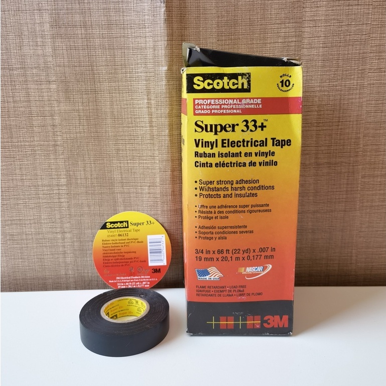 Jual 3M Isolasi Scotch Super 33+ Vinyl Electrical Tape | Shopee Indonesia