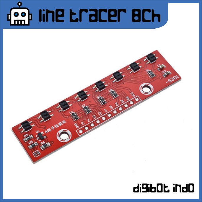 Jual HY-S301 Line Tracer 8 ch Module - QTR HY S301 | Shopee Indonesia
