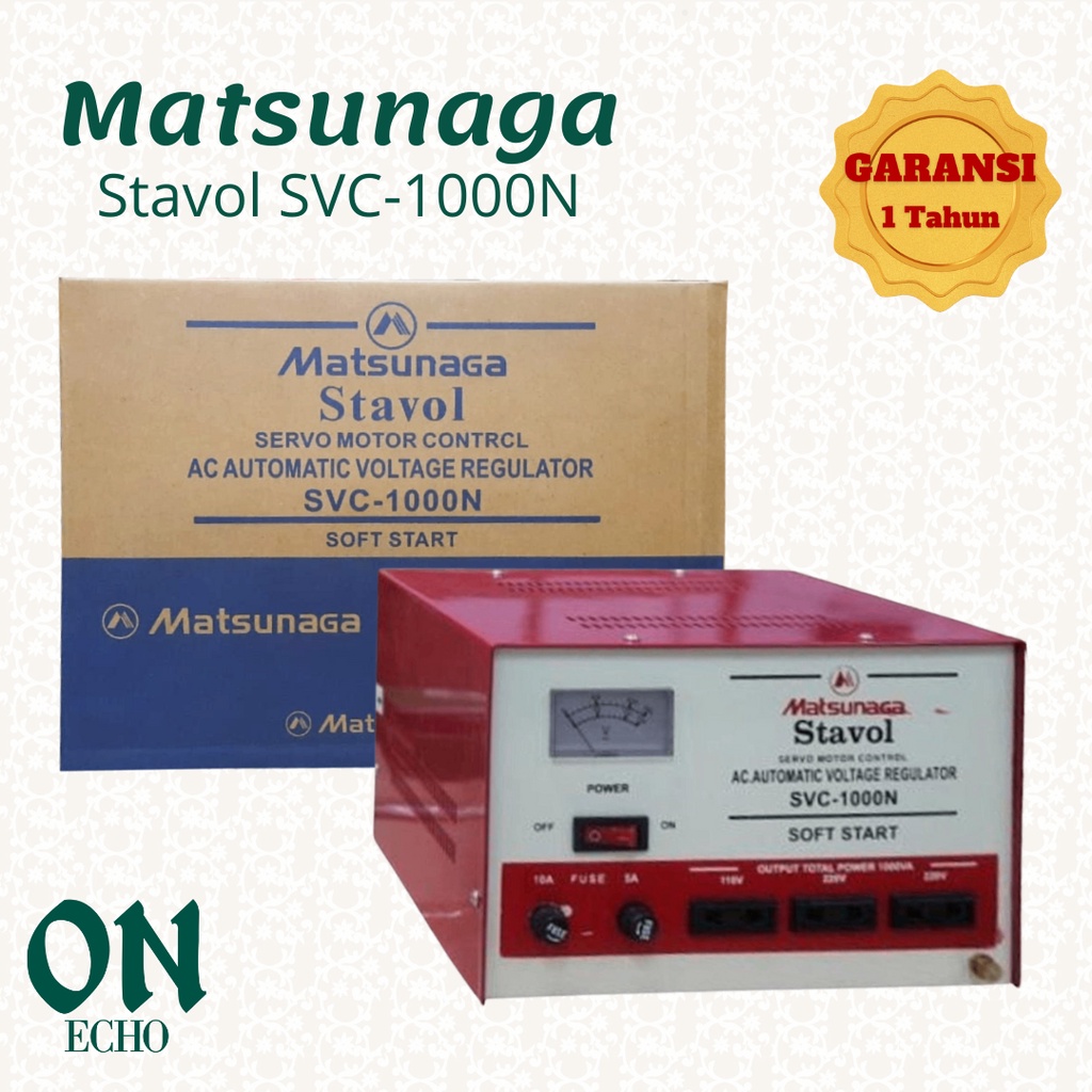 Jual Matsunaga Stavol SVC-1000N Stabilizer 1000W | Shopee Indonesia