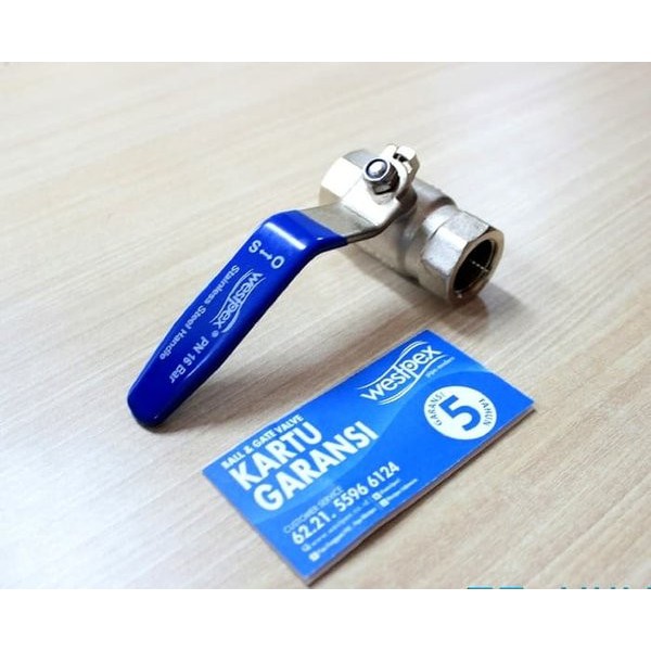 Jual WESTPEX Ball Valve Q1/2F (1/2") | Shopee Indonesia