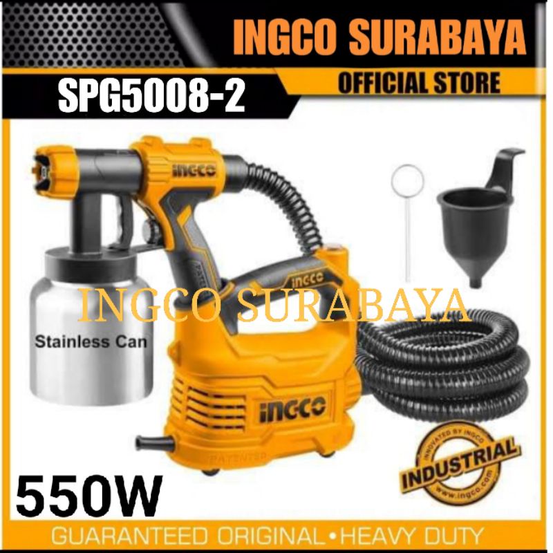Jual INGCO SPG5008-2 HVLP SPRAY GUN LISTRIK FLOOR BASE SEMPROTAN CAT ...