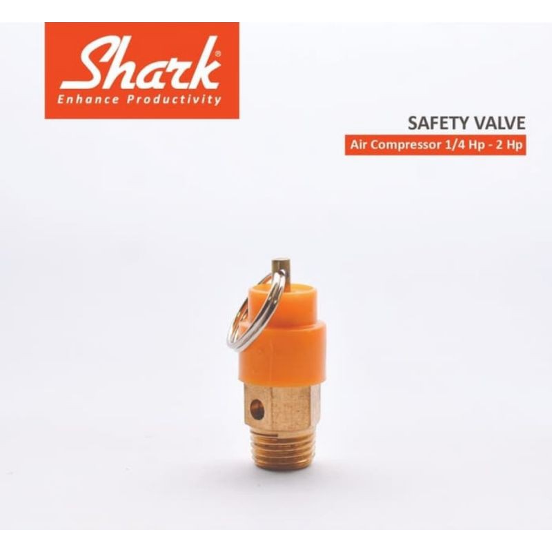 Jual Safety Valve Compressor Type 1/4 - 2 HP SHARK | Shopee Indonesia