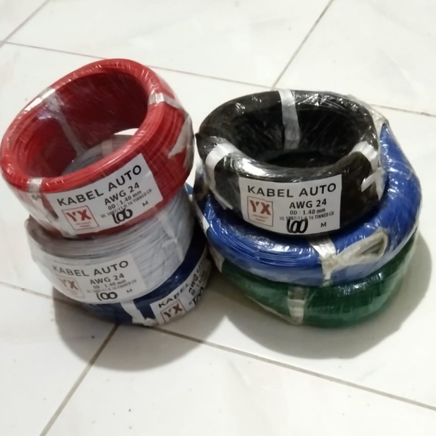 Jual Kabel AWG 24 Serabut Putih harga per meter Indonesia|Shopee Indonesia