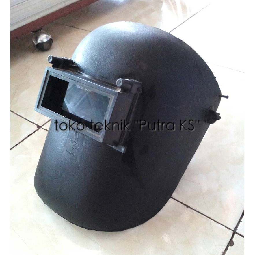 Jual Kedok Las / Helm Las / Topeng Las Kepala + Kaca Indonesia|Shopee ...