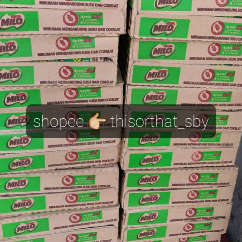 Jual Milo Activ-Go 110ml // Milo UHT // Susu Milo Kotak | Shopee Indonesia