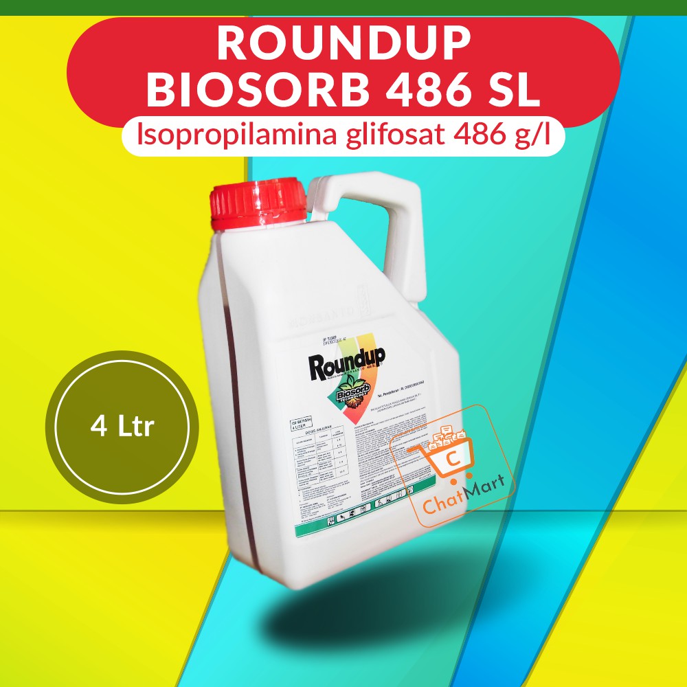 Jual Roundup 486 SL 4 Liter | Herbisida/Racun Rumput & Gulma Indonesia ...