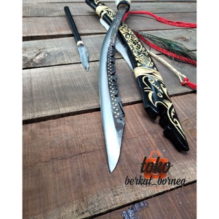 Jual mandau senjata pusaka khas suku adat dayak asli kalimantan tajam ...