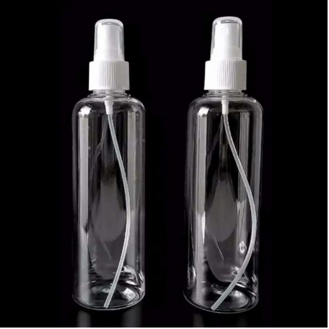 Jual BOTOL SPRAY BENING TUTUP PUTIH POLOS 250ML WADAH 250 ML PLASTIK ...