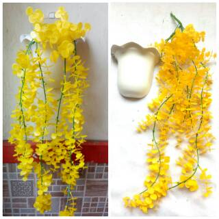 Jual Bunga rambat plastik bunga artificial bunga juntai daun juntai ...