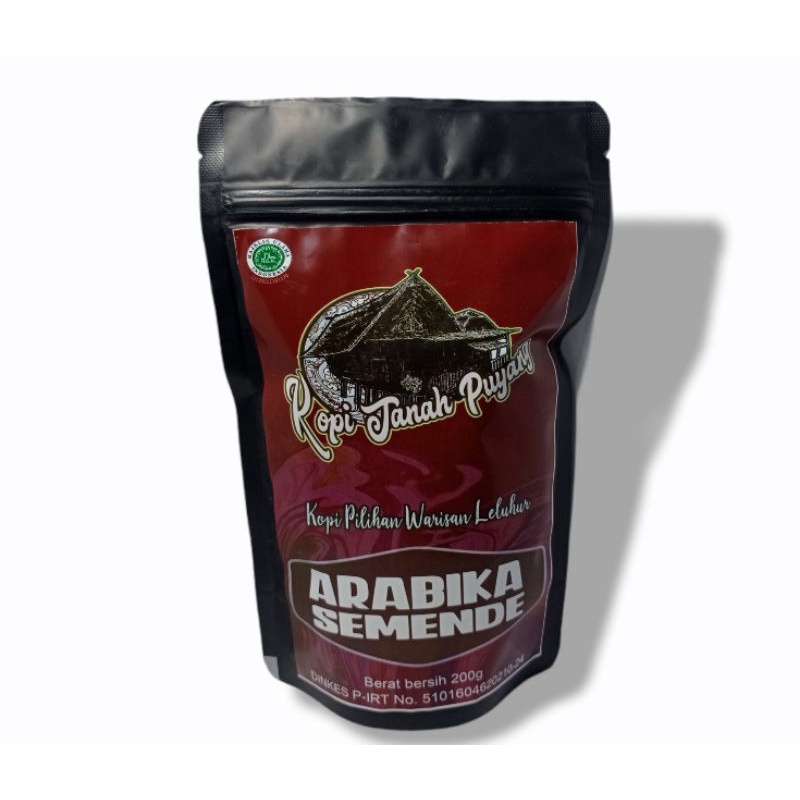 Jual kopi bubuk arabika semende 200 gram | Shopee Indonesia