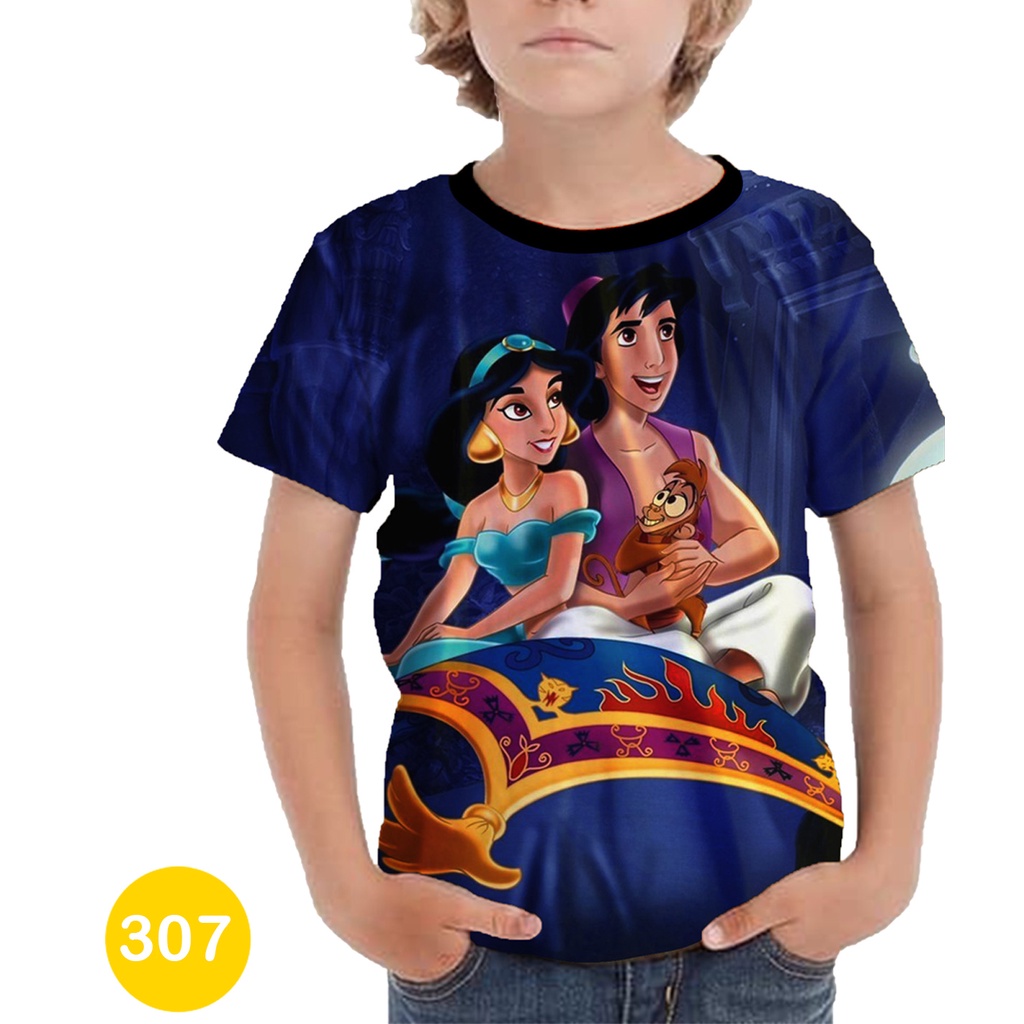 Jual Baju Aladdin Baju Anak 3D Kartun Animasi #COWO-307 | Shopee Indonesia