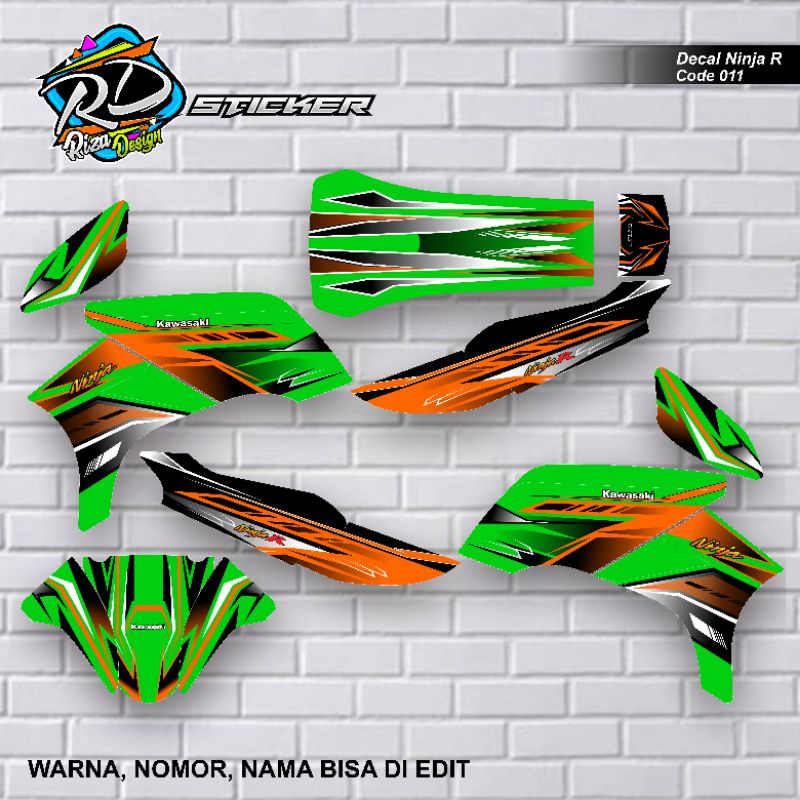 Jual decal ninja r full | Shopee Indonesia
