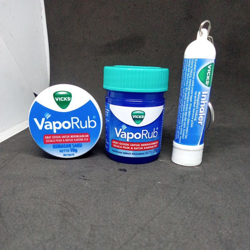 Jual VICKS INHALER KEYCHAIN // VICK VAPORUB 10GR//25GR | Shopee Indonesia
