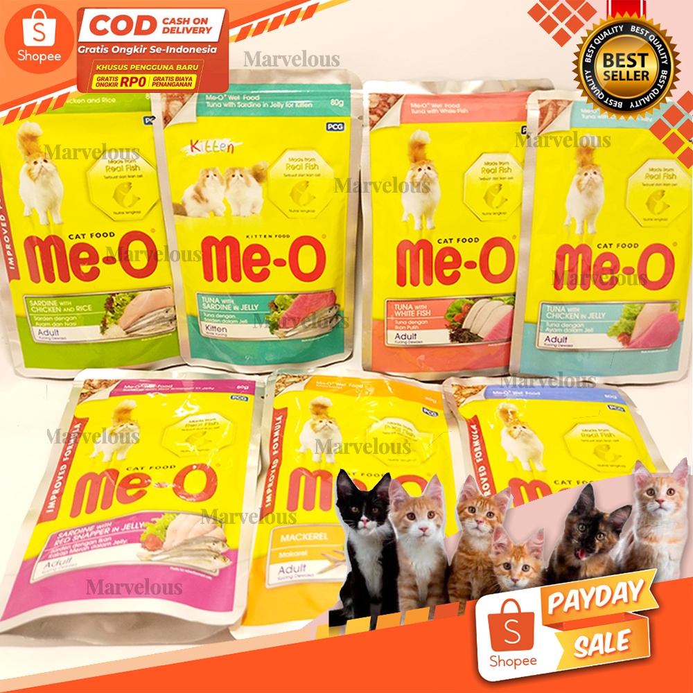 Jual Meo Pouch 80 gr / Makanan Basah Untuk Kucing | Shopee Indonesia