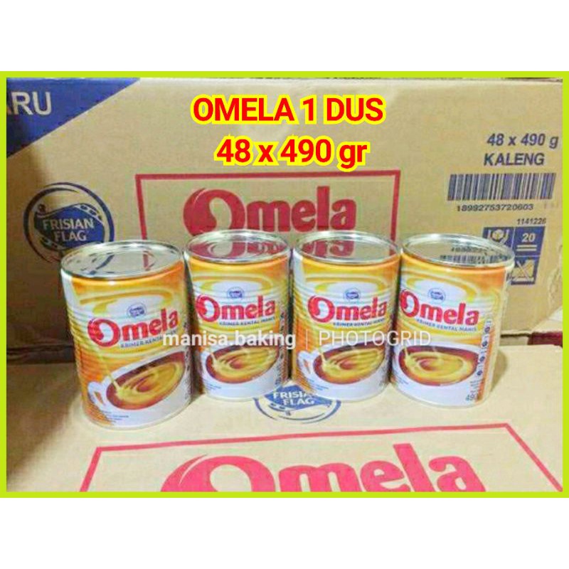Jual OMELA KRIMER KENTAL MANIS 490 GR 1 KARTON 1 DUS ISI 48 PCS SKM ...