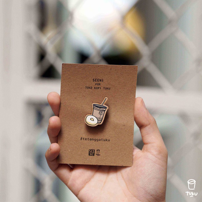 Jual Tuku Pin Kayu Toko Kopi Tuku - Dingin Donat Indonesia|Shopee Indonesia
