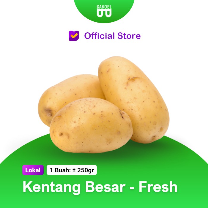 Jual Kentang Besar Premium (harga per pcs) - Bakoel Sayur Online ...