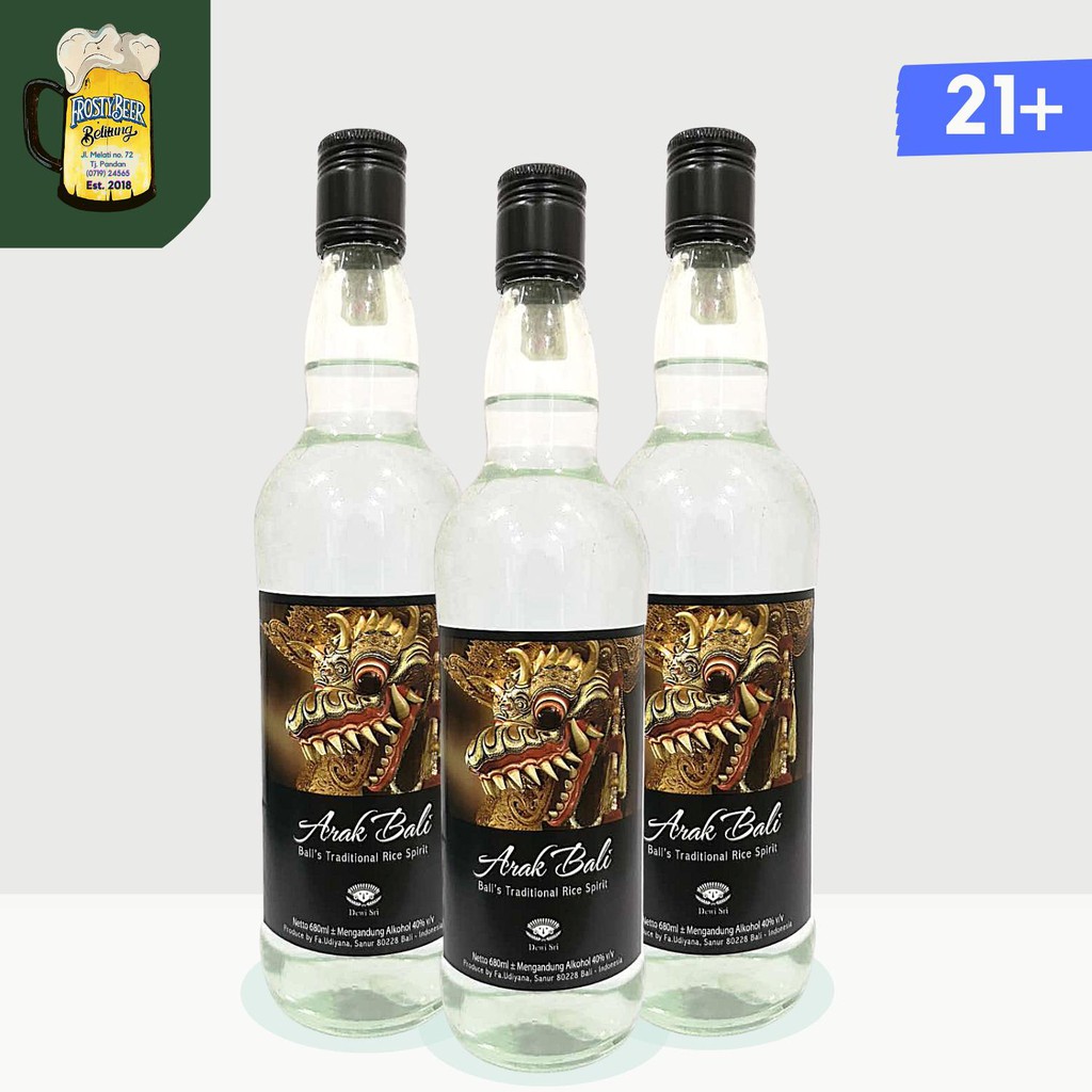 Jual Arak Bali Dewi Sri Original Bali Large 40% 680 ml | Shopee Indonesia