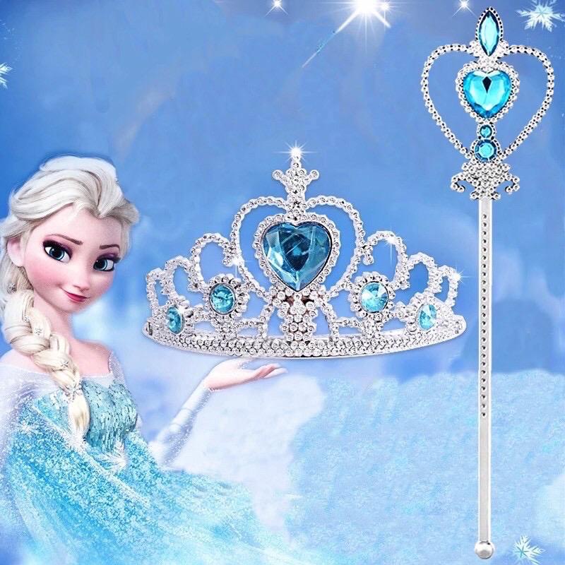 Jual RAMBUT FROZEN ELSA ANNA 3 IN 1 ( BANDO MAHKOTA + RAMBUT + TONGKAT ...