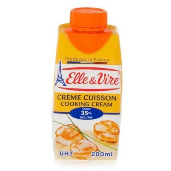 Jual ELLE & VIRE COOKING CREAM ELLE&VIRE 200ml | Shopee Indonesia