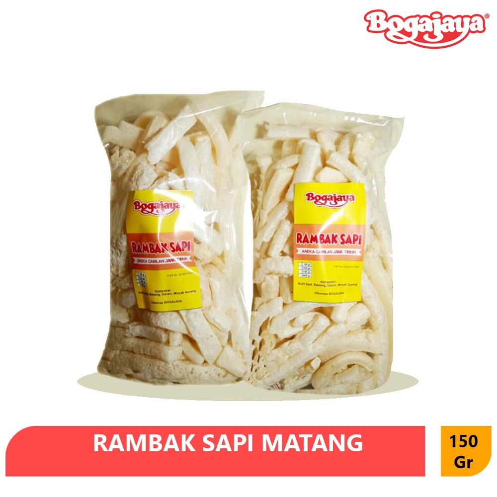 Jual KERUPUK RAMBAK SAPI MATANG KHAS SURABAYA GURIH 150 GRAM (B ...